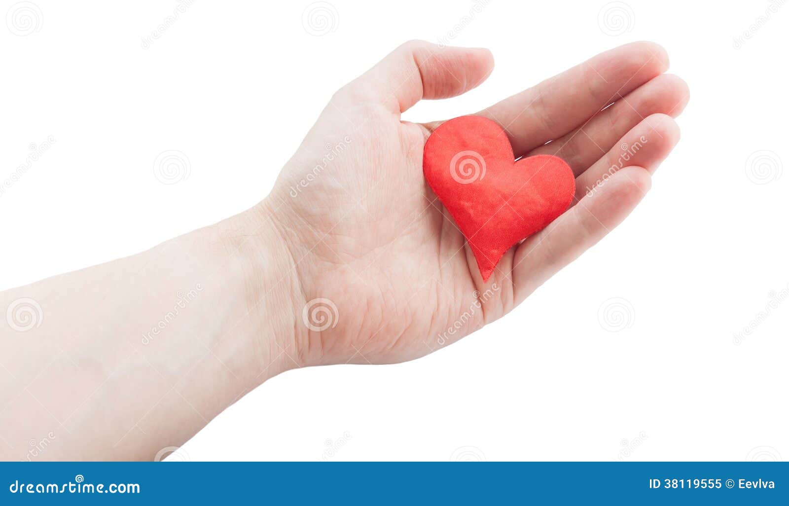 Red heart in hand. stock image. Image of beloved, lifestyle - 38119555
