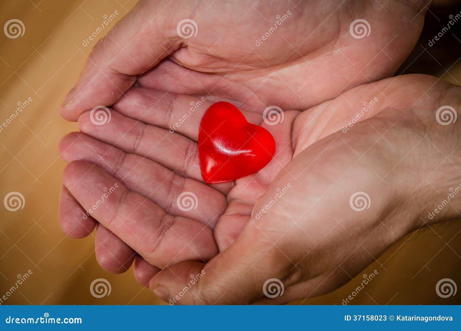 Red heart in hand stock image. Image of heart, beloved - 37158023