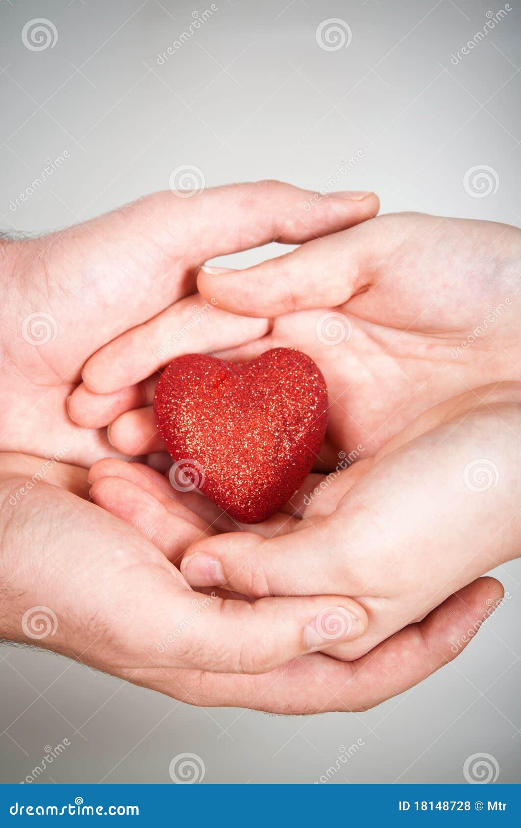 Red heart in hands stock photo. Image of give, deliver - 18148728