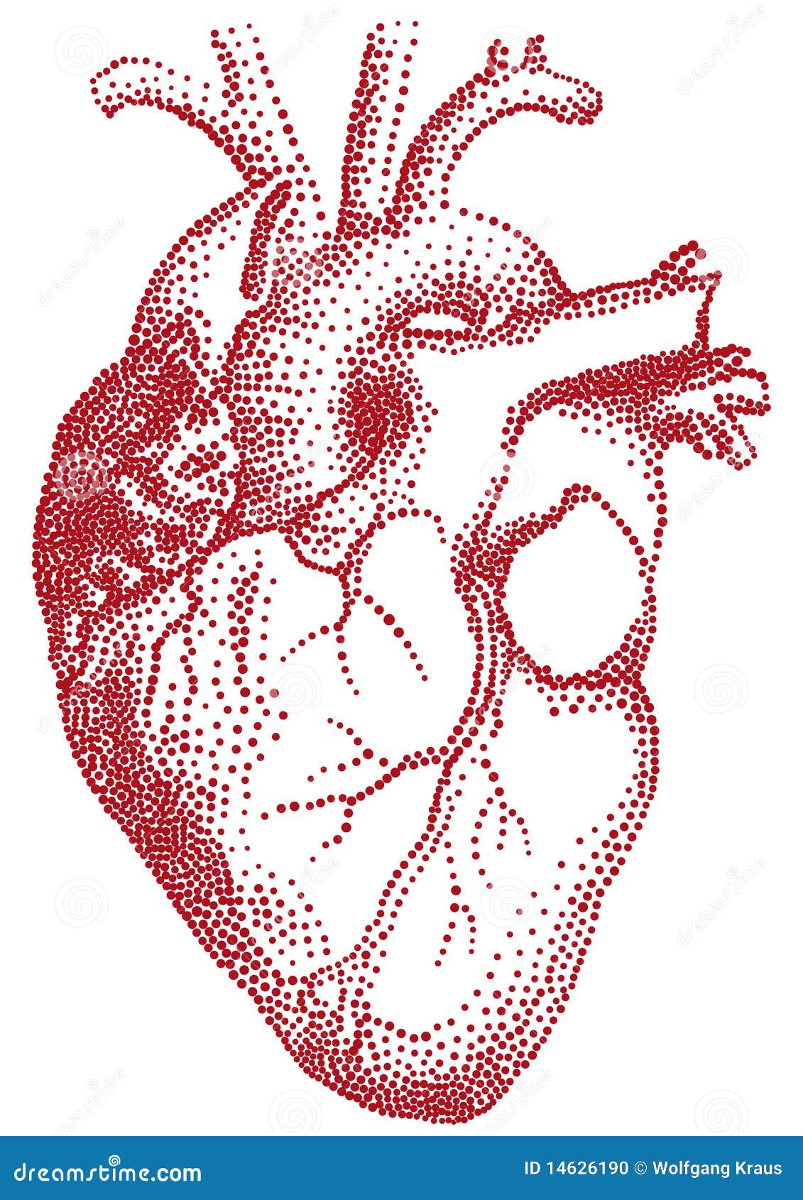 Heart Illustration Image. Sign Of Love And Peace. Background ...
