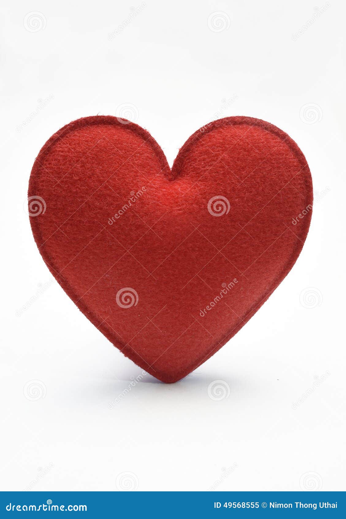 Red Heart Isolated on White Background Stock Image - Image of shape ...