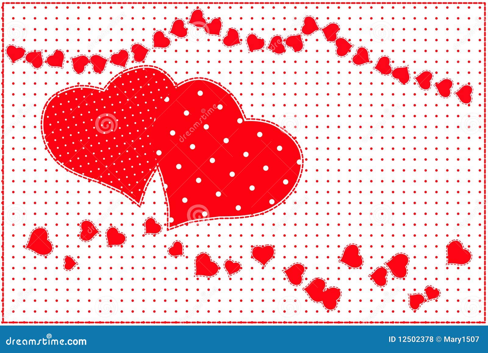 Red Heart Pattern Royalty Free Stock Photos - Image: 12502378