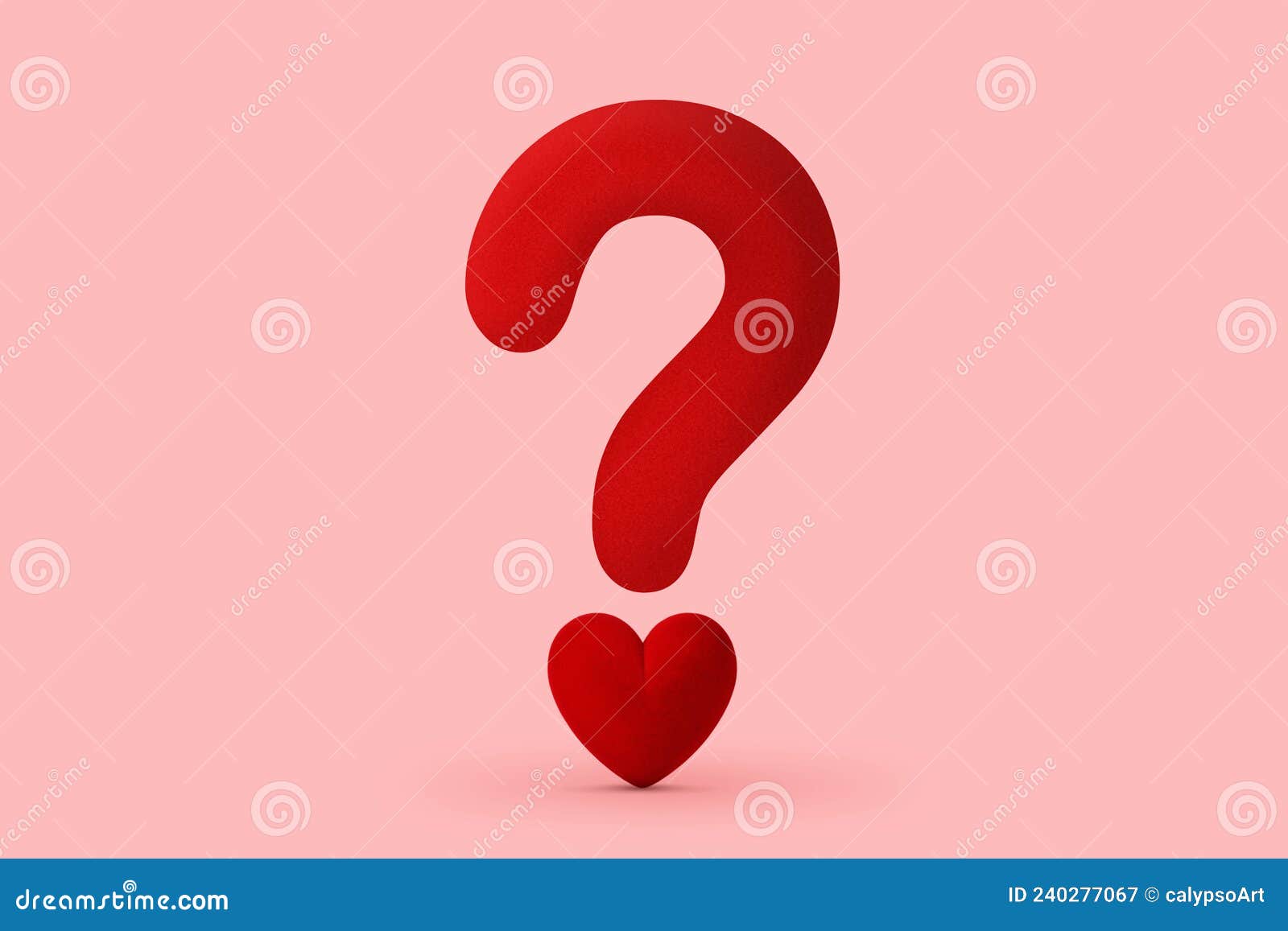 Red Heart Question Mark - Concept of Love Issues Stock Image - Image of ...