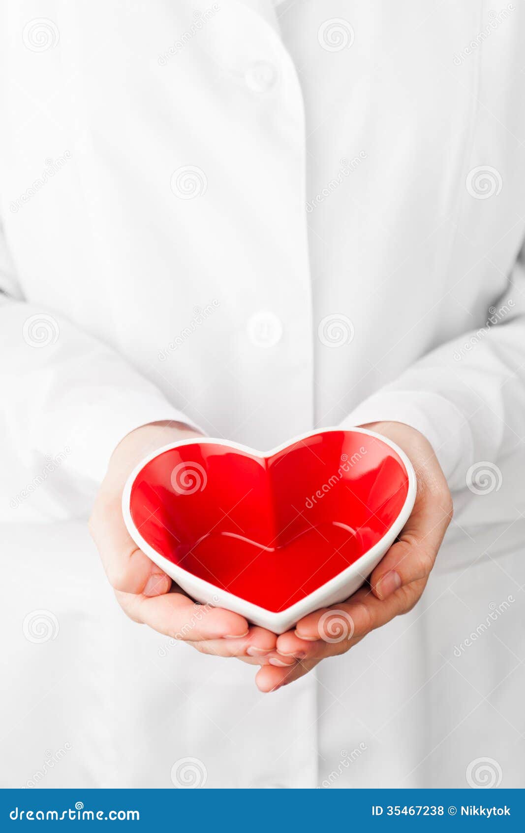 Red heart shape in hands stock photo. Image of concept - 35467238