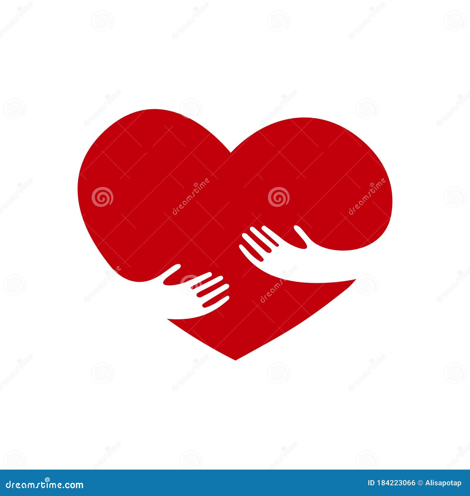 Red Heart Shape with Hugging Arms Stock Vector - Illustration of ... Red Heart Shape with Hugging Arms Stock Vector - Illustration of ...