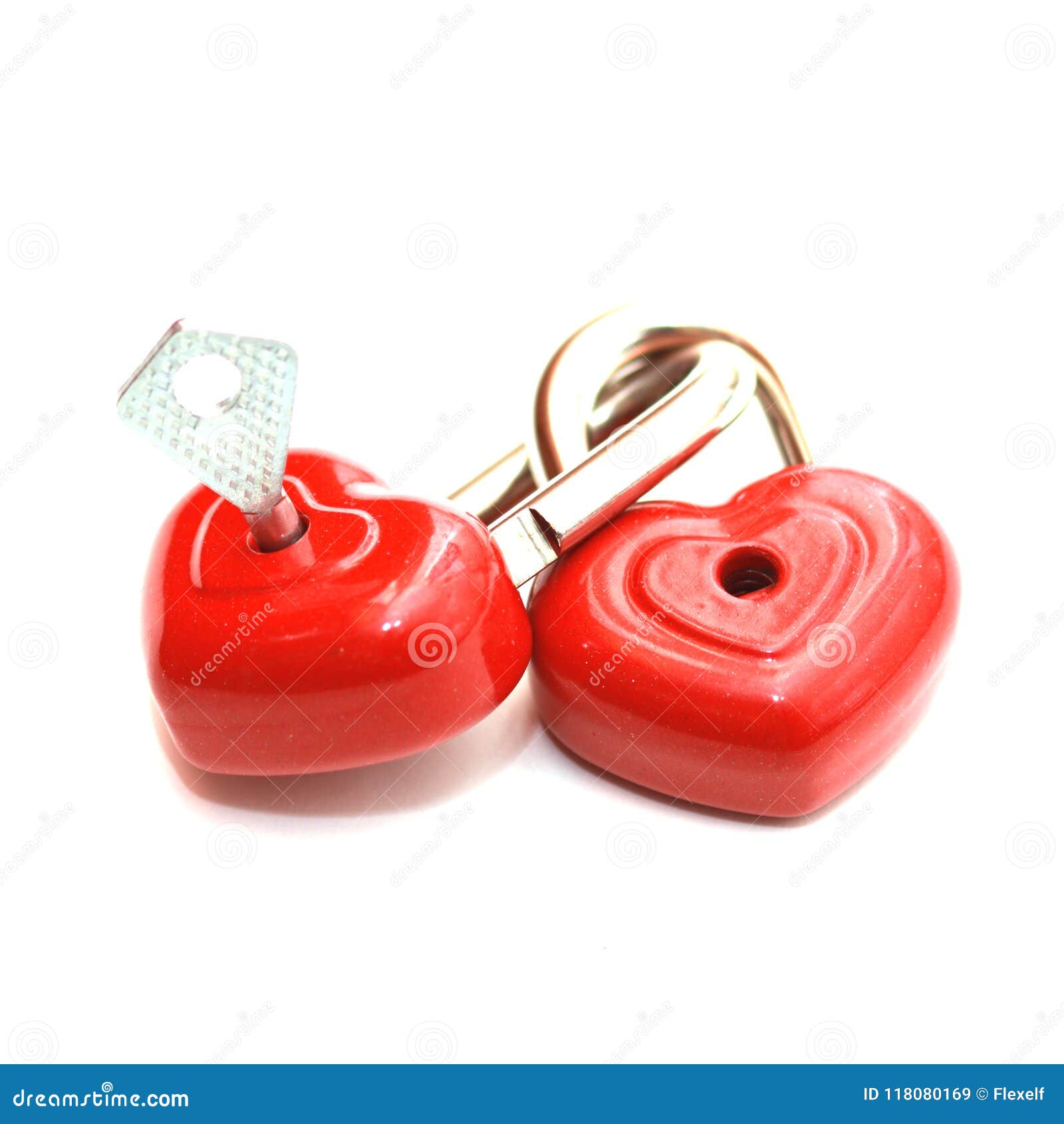 Red heart shape lock. stock image. Image of chain, protect - 118080169