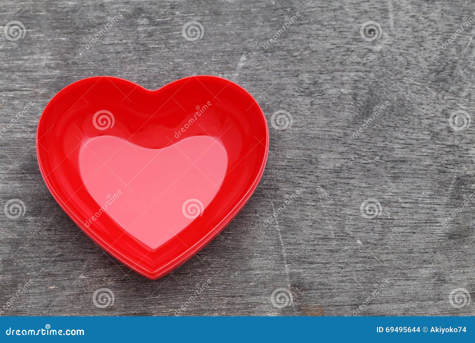 Red heart shape plate stock photo. Image of abstract - 69495644