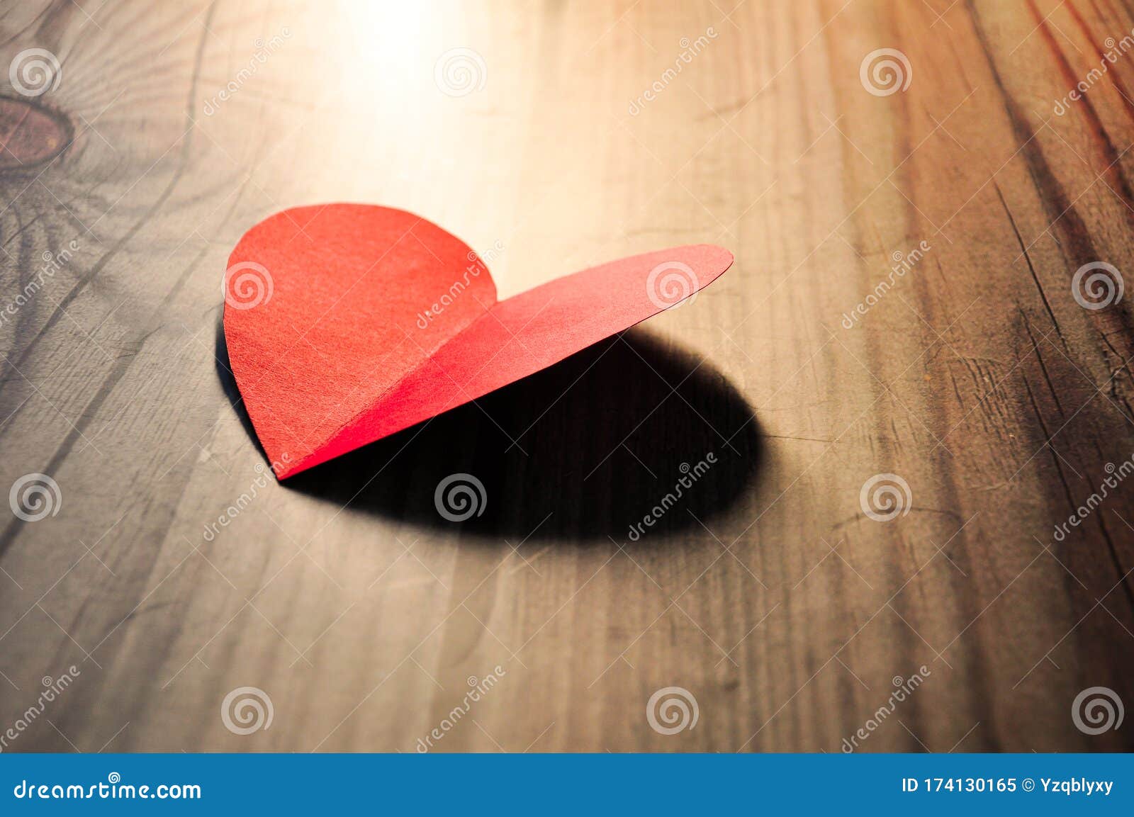 Red Heart shape stock image. Image of symbol, board - 174130165