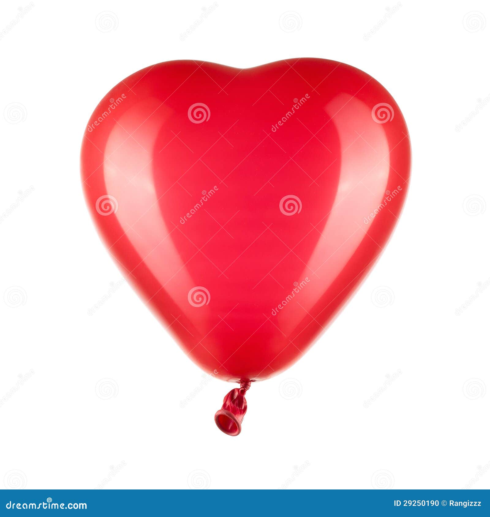 Red Heart Shaped Balloon With Path Stock Photo - Image of gift ...