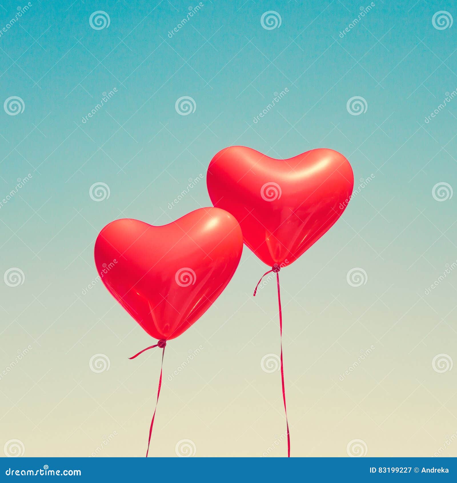 Red heart shaped balloons stock image. Image of outdoor - 83199227