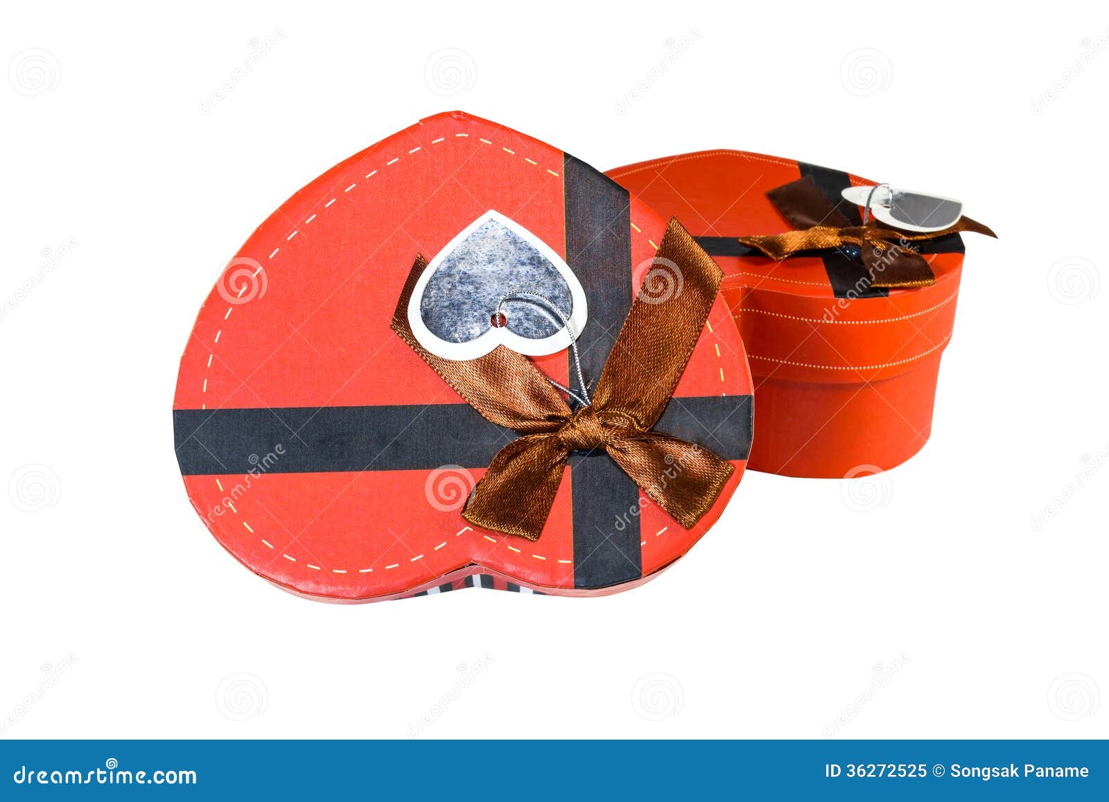 Red Heart shaped box stock image. Image of color, gift - 36272525