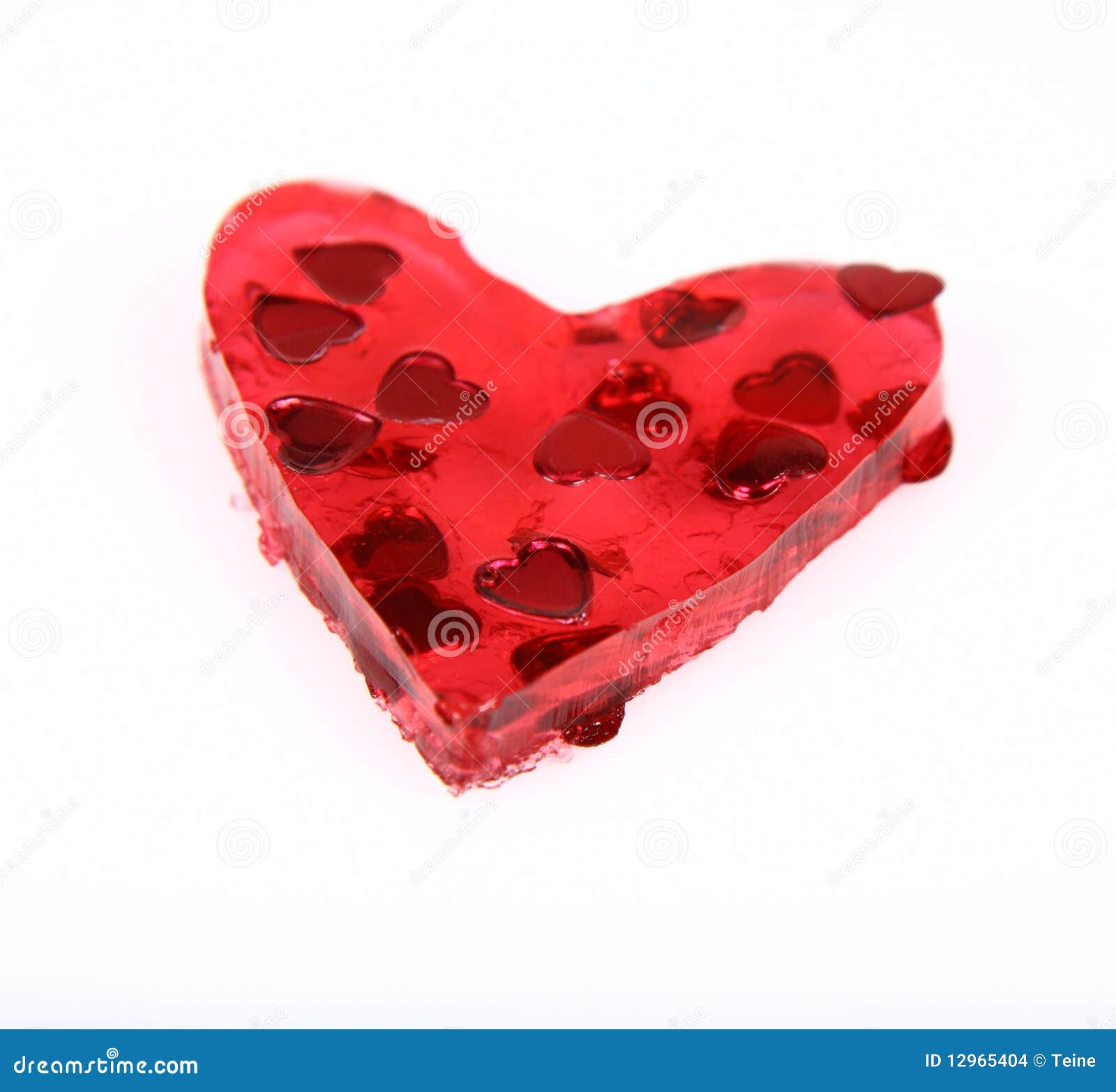 Red heart shaped jello stock photo. Image of sweet, carbs - 12965404