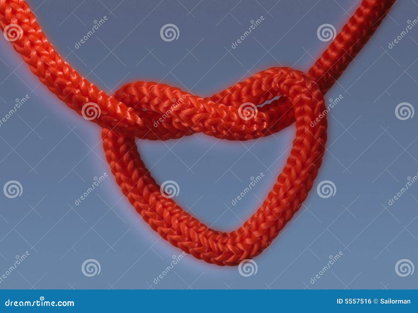 Red heart shaped knot stock photo. Image of valentine - 5557516