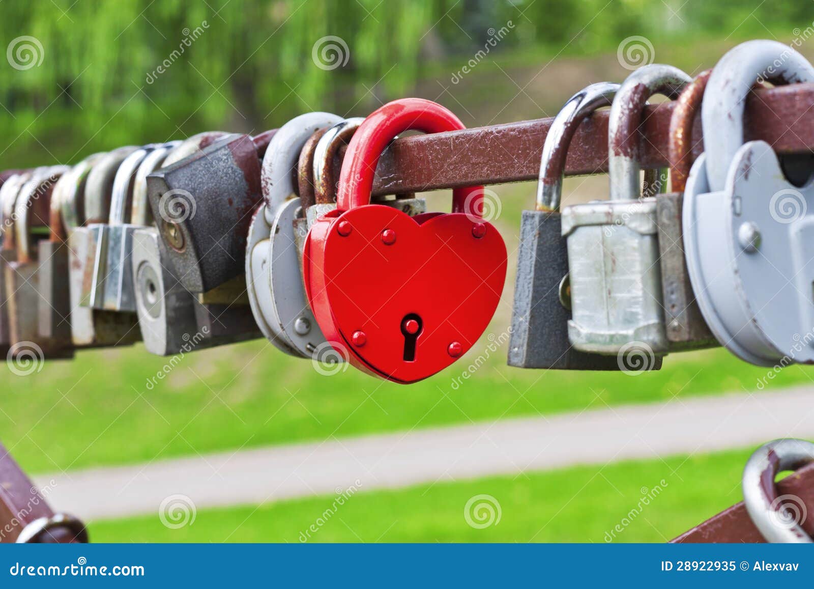 Red heart-shaped padlock stock image. Image of love, tradition - 28922935