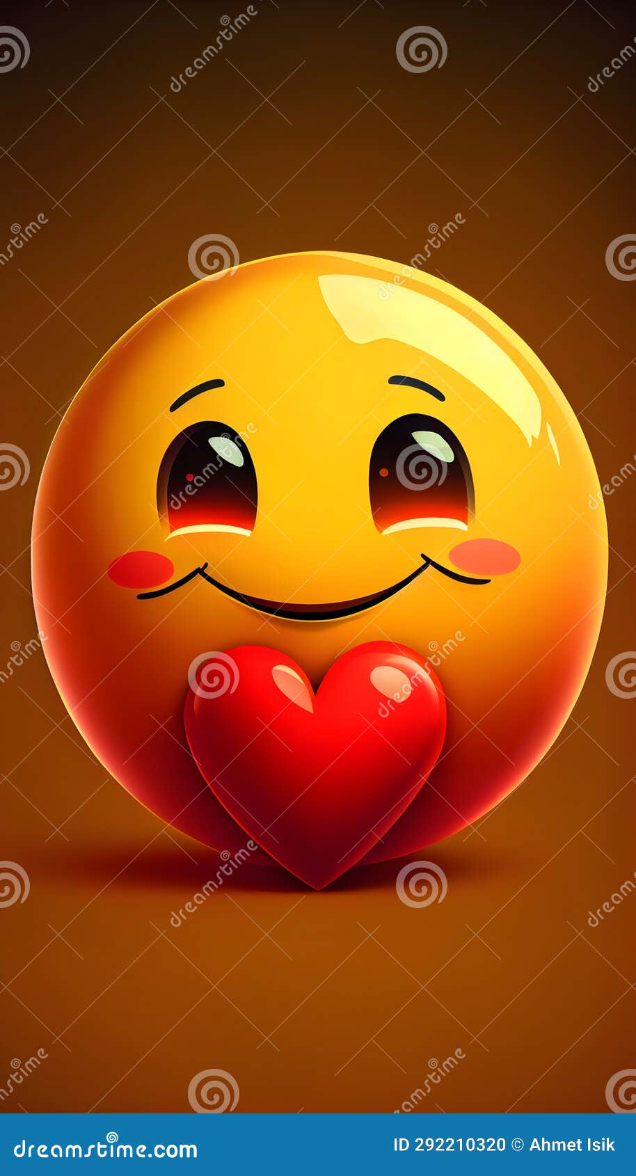 Red Heart and Smile stock illustration. Illustration of font - 292210320