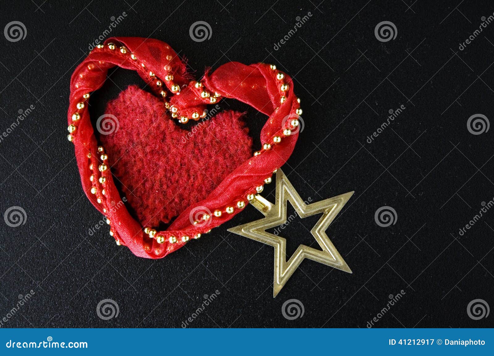 Red heart and star stock image. Image of symbol, abstract - 41212917