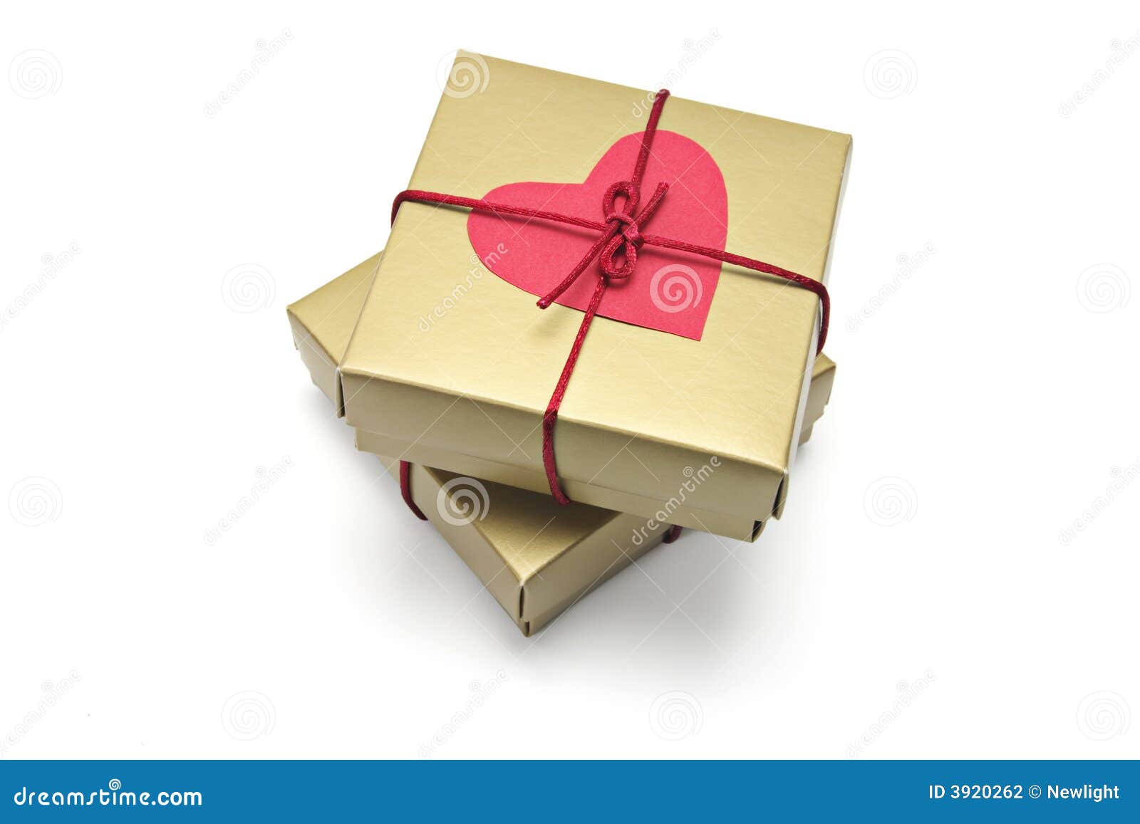Red Heart Symbol on Gift Boxes Stock Photo - Image of fondness, still ...