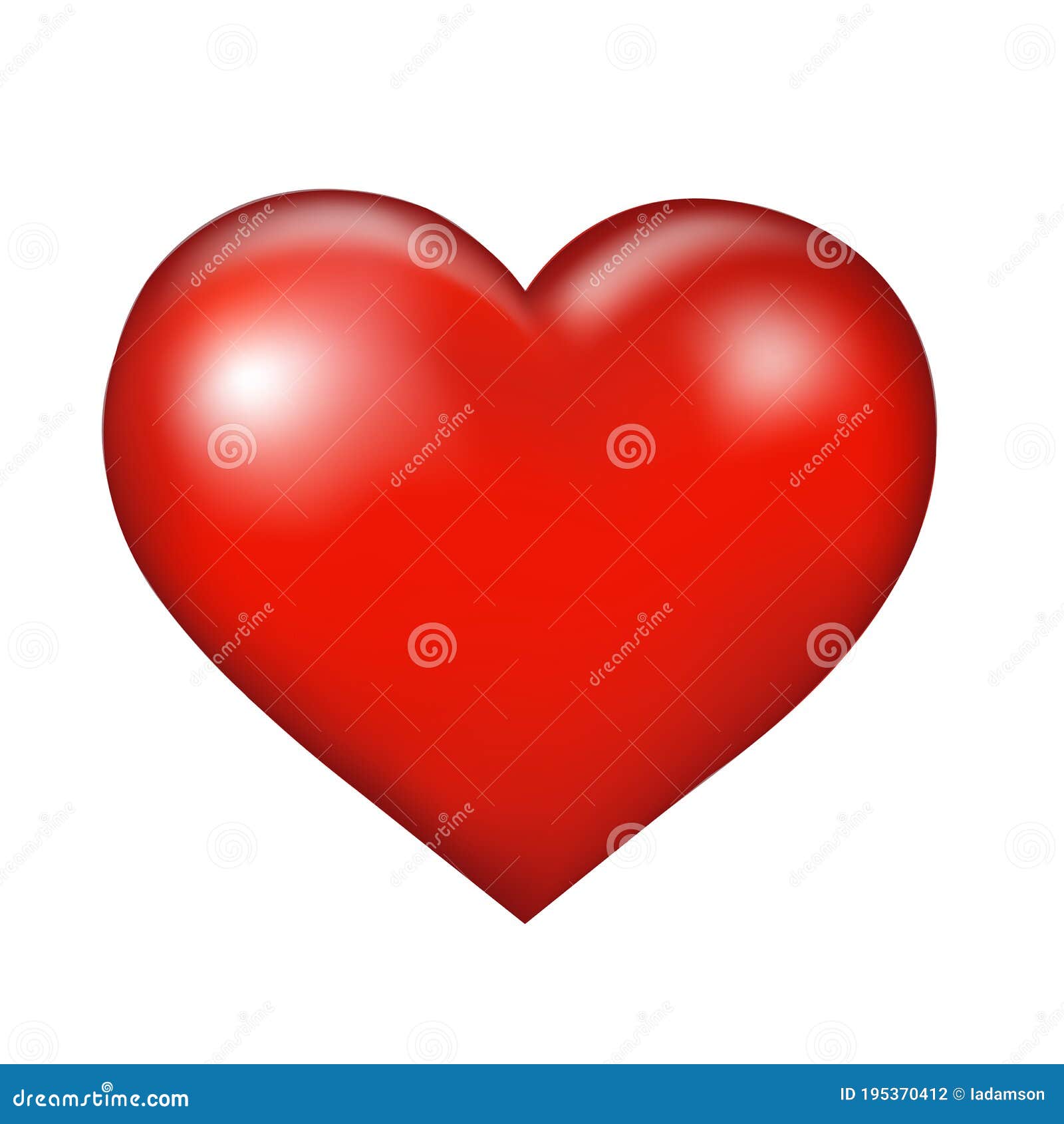 Red Heart Symbol stock vector. Illustration of gift - 195370412