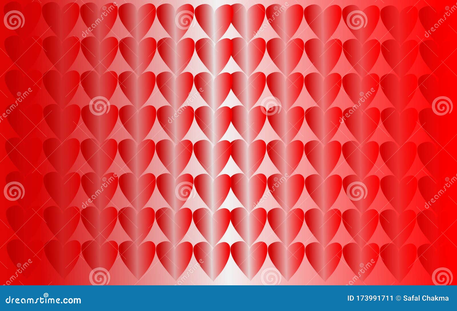 Red Heart Vector Background. Adobe Illustrator. Stock Vector ...