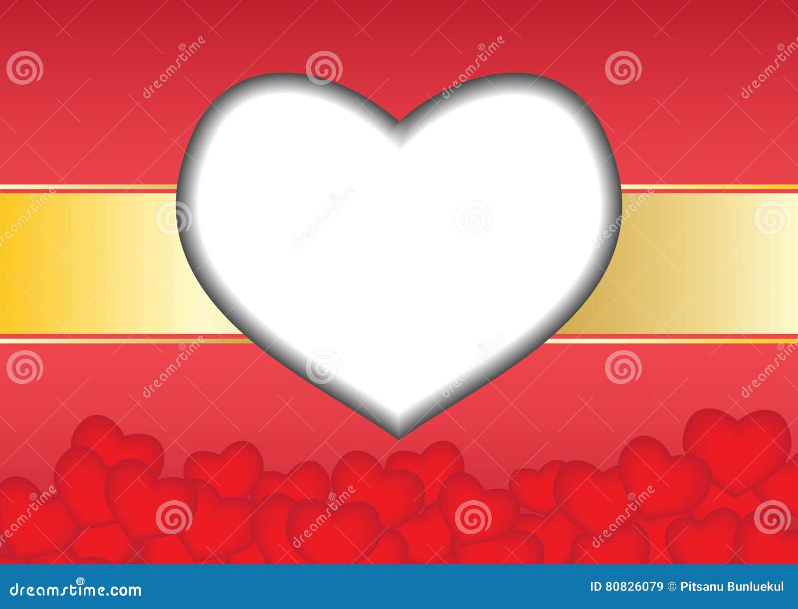 Red Heart Vector Illustration Stock Vector - Illustration of arts ...