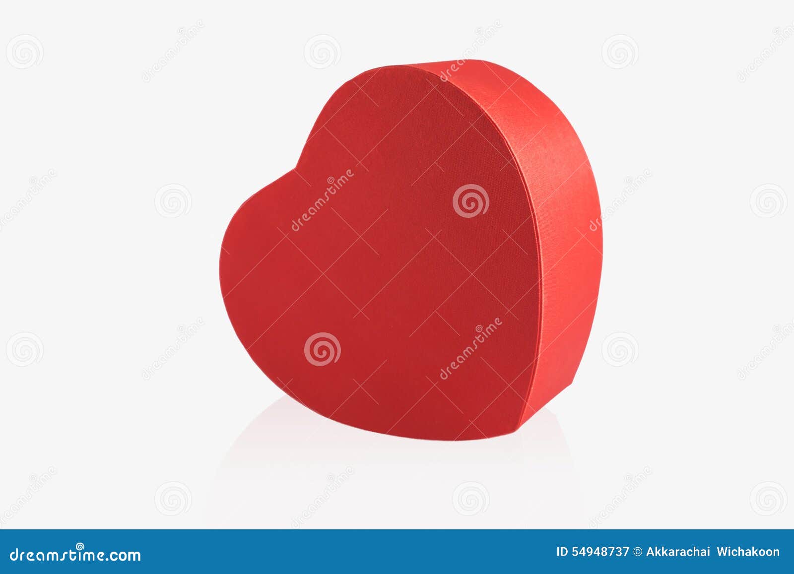 Red Heart on White Background Stock Image - Image of romantic, beauty ...