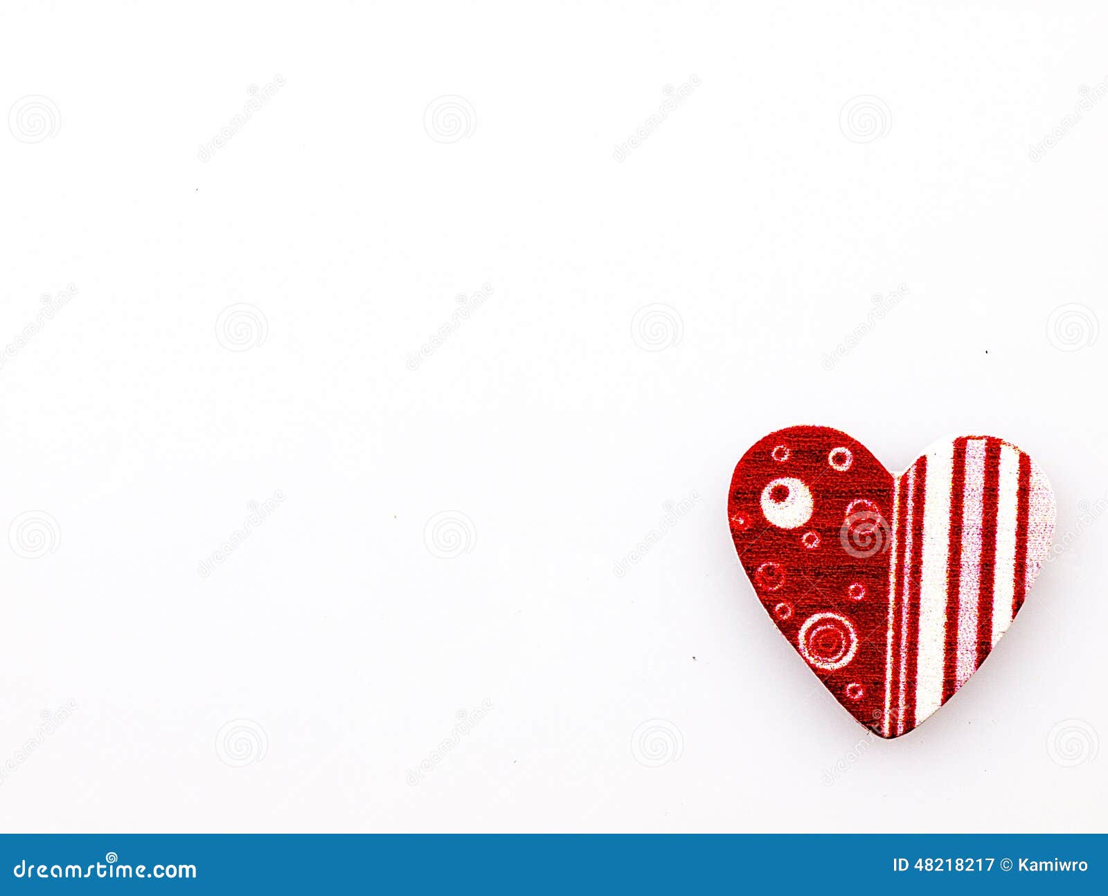 Red Heart on a White Background. Stock Image - Image of happiness ...