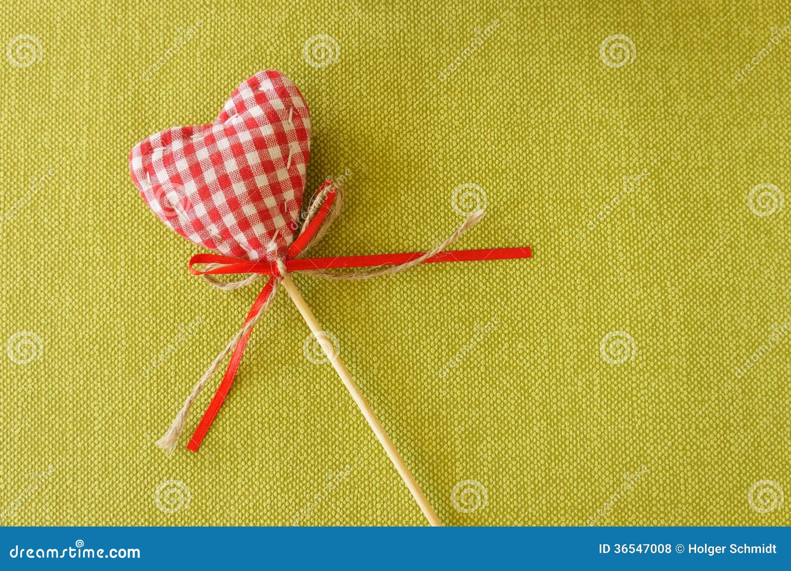 Red heart on wooden stick stock photo. Image of love - 36547008