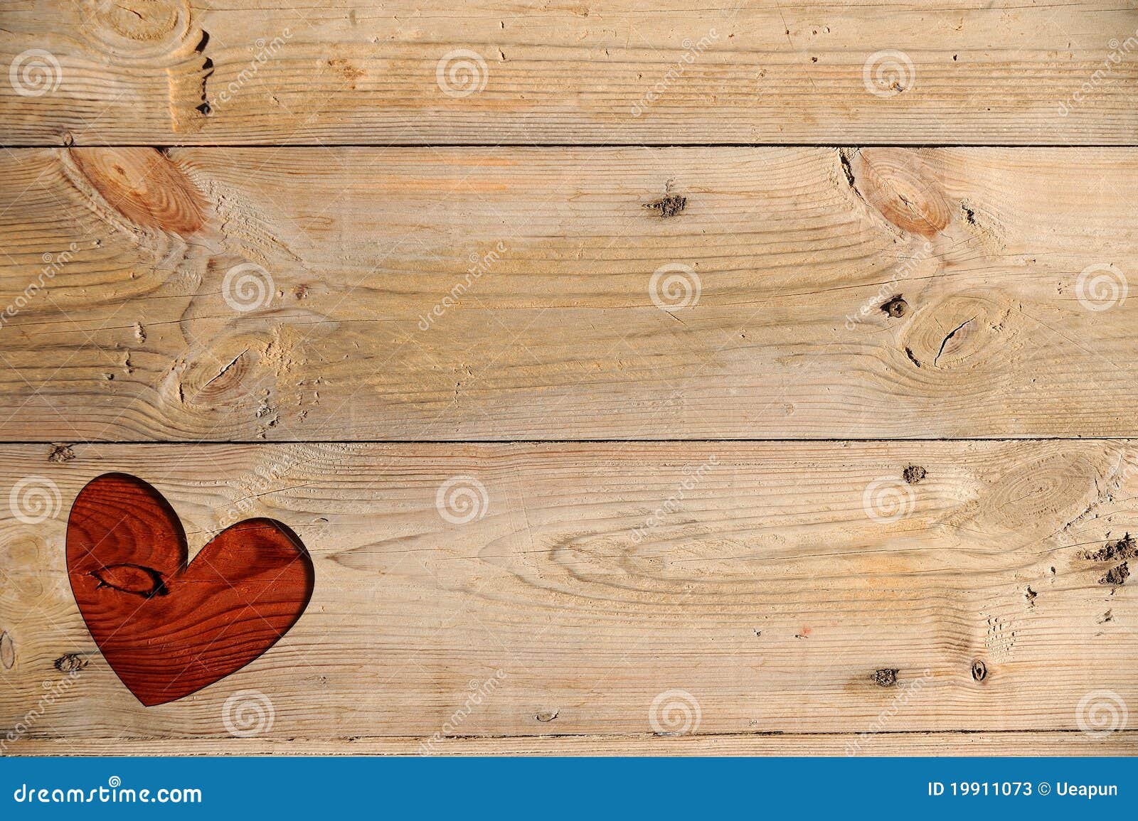 Red Heart on a Wooden Table Stock Image - Image of shadow, studio: 19911073