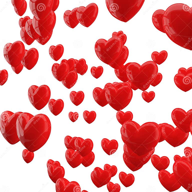 Red hearts stock image. Image of pattern, color, romantic - 37504039