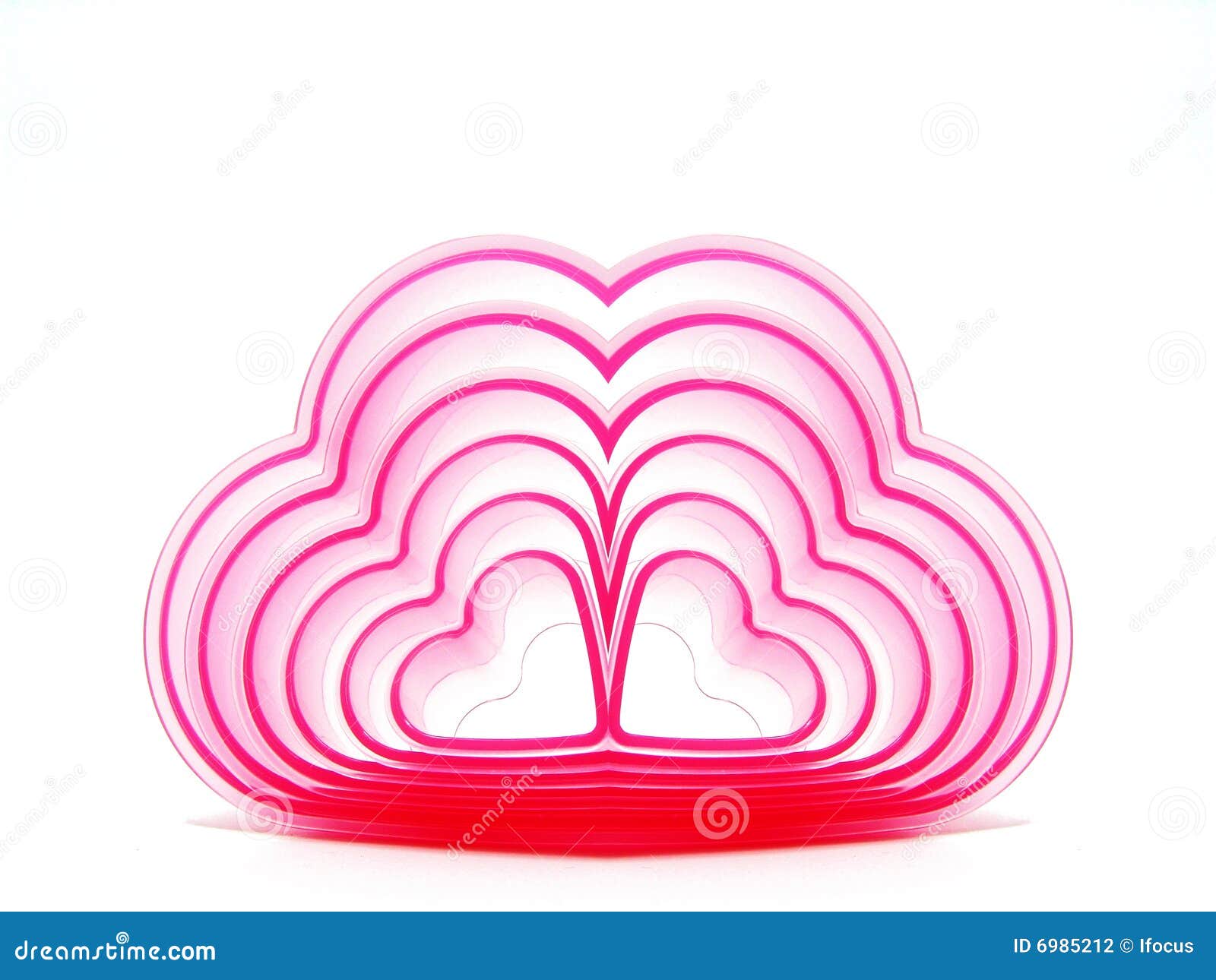 Multiple red hearts stock photo. Image of symbol, love - 6985212
