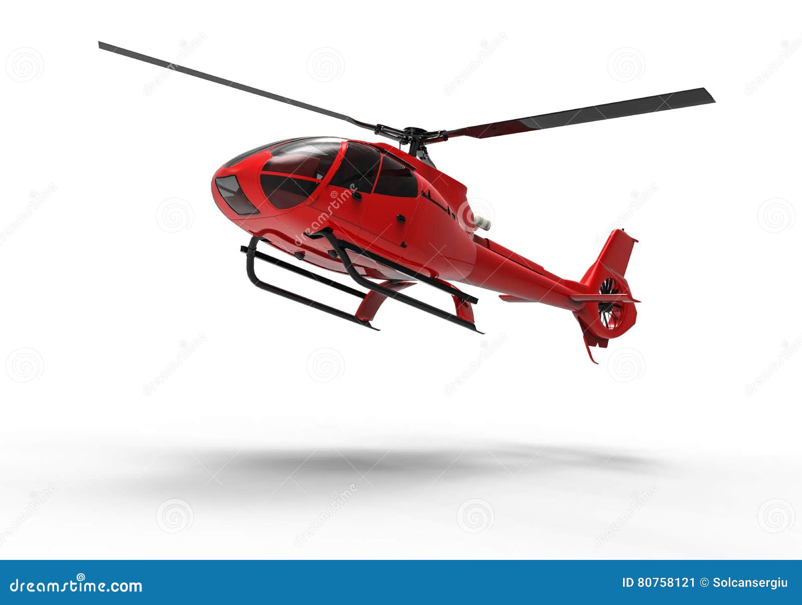 Red Helicopter stock illustration. Illustration of bell - 80758121