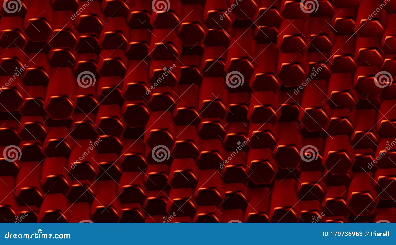 Red Hexagon Background. 3d Illustration, 3d Rendering Stock ...