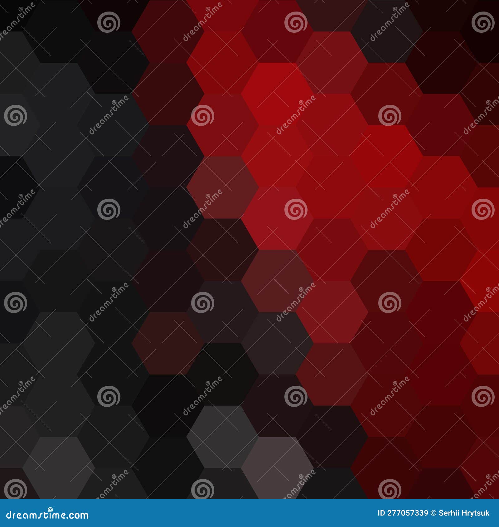 Red Hexagon Background, Pattern, Hexagon Wallpaper. Vector Illustration ...
