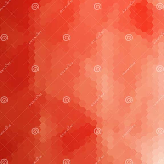 Red Hexagon Background, Pattern, Hexagon Wallpaper. Vector Illustration ...