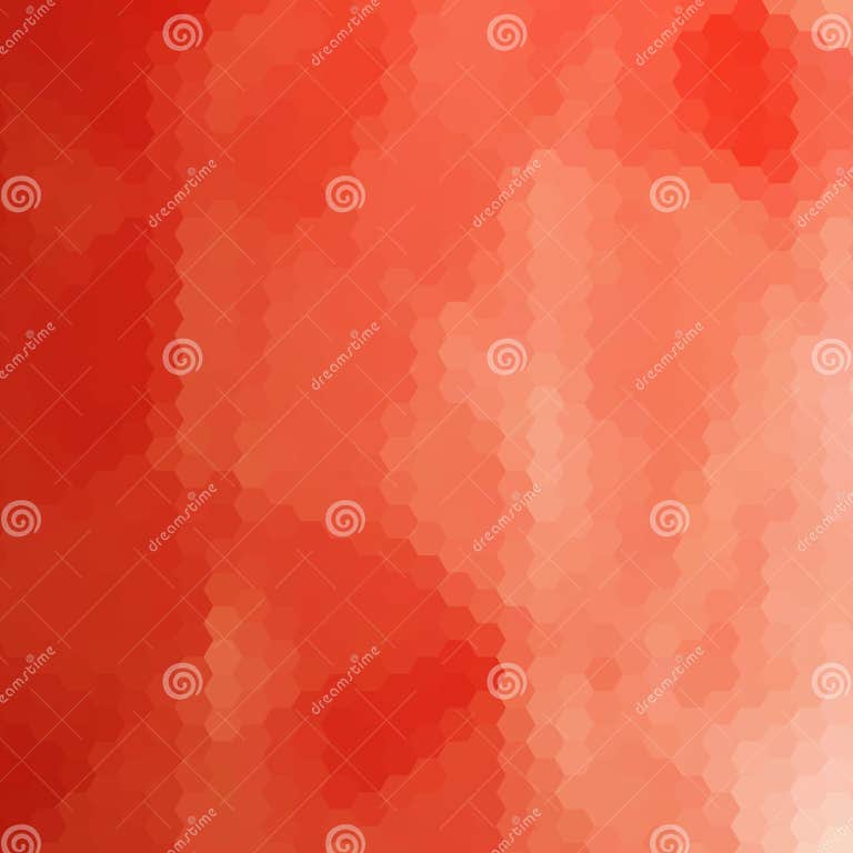 Red Hexagon Background, Pattern, Hexagon Wallpaper. Vector Illustration ...