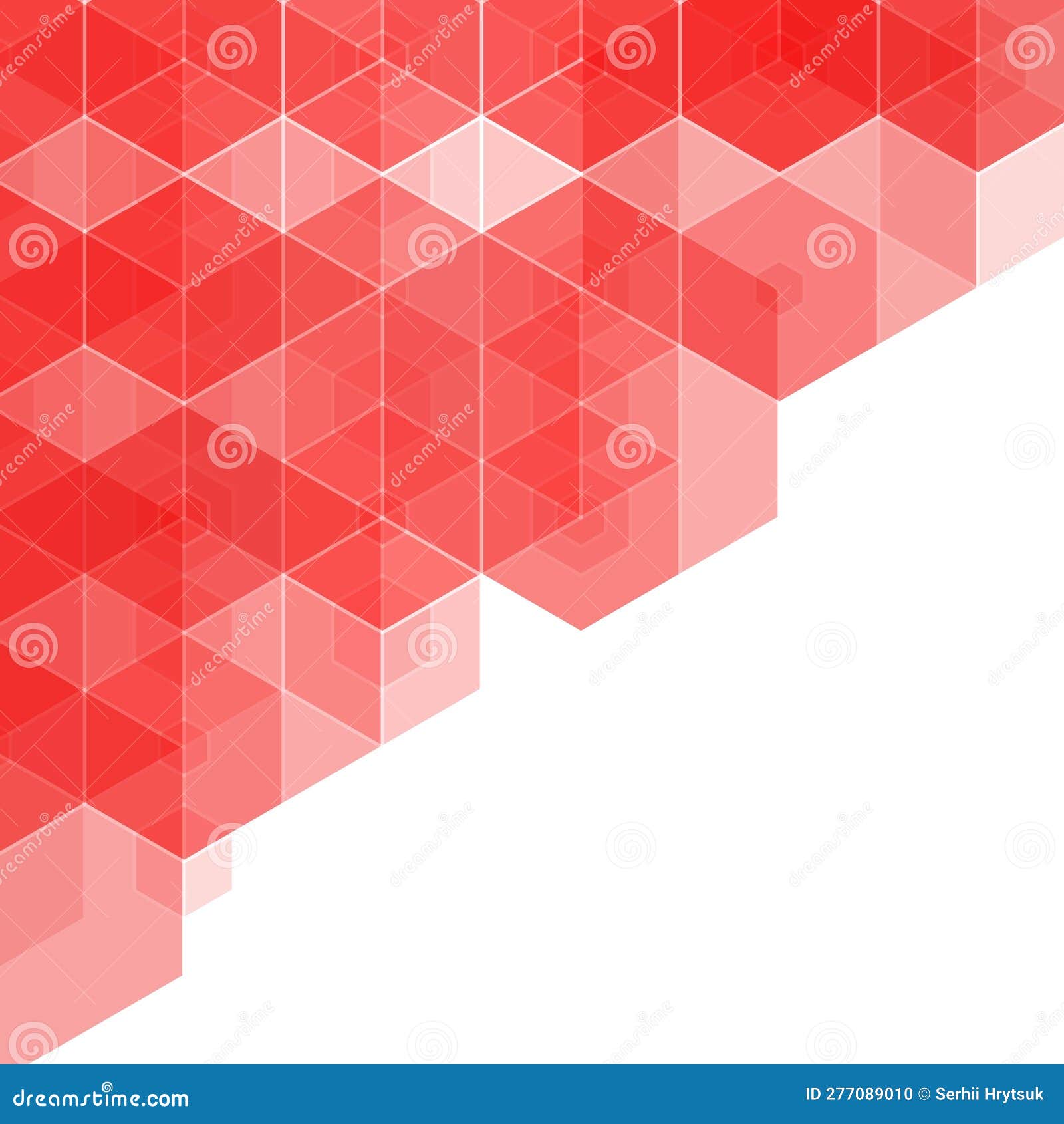 Red Hexagon Background, Pattern, Hexagon Wallpaper. Vector Illustration ...