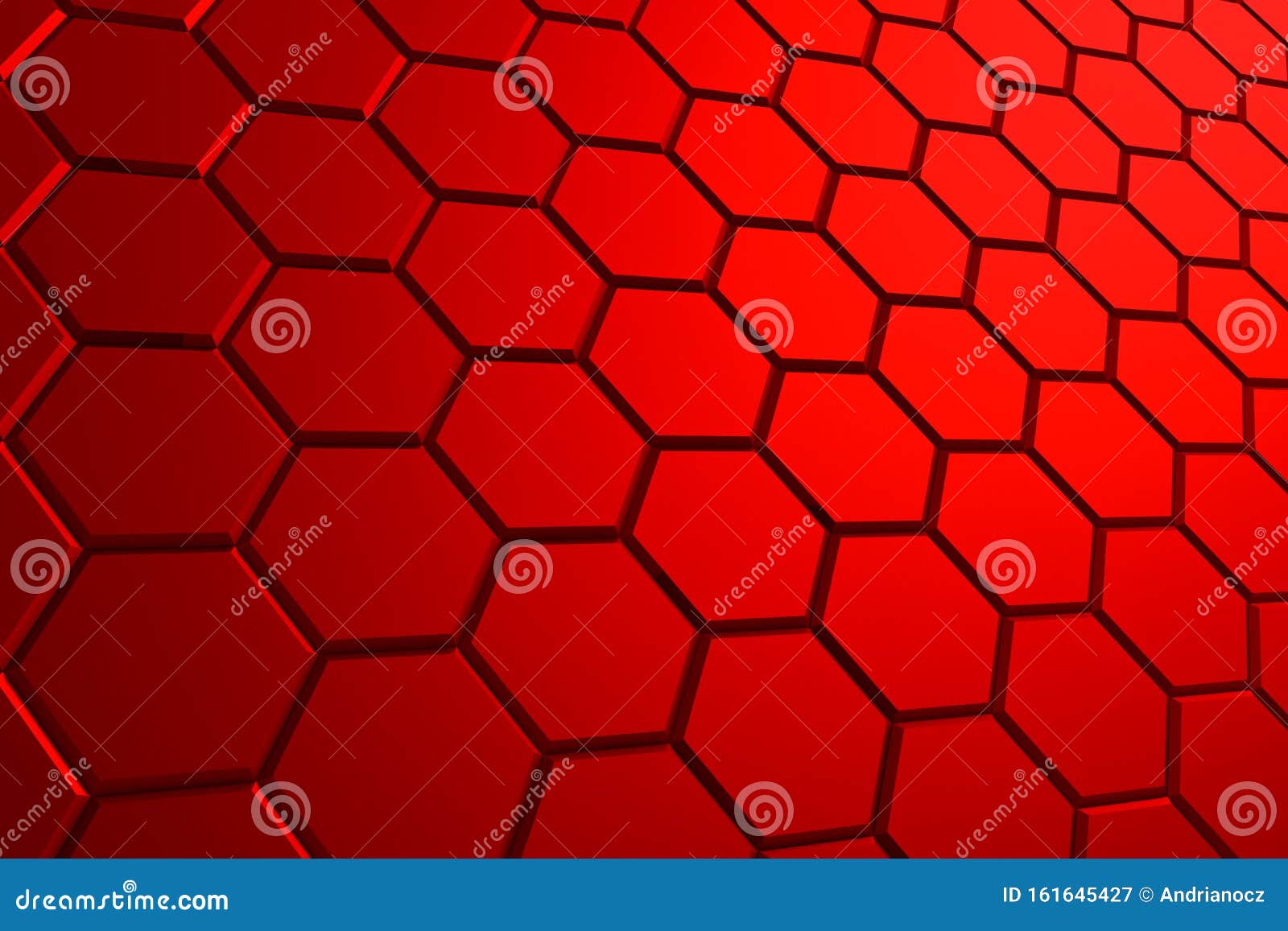 Red Hexagon Pattern - Honeycomb Concept Stock Illustration ...