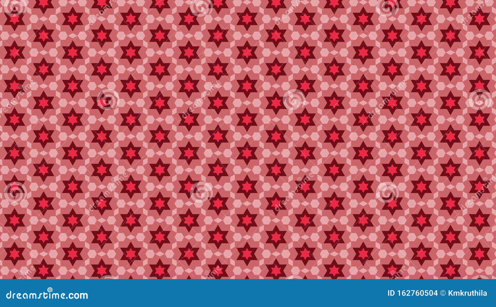 Red Hexagram Pattern Vector Art Stock Vector - Illustration of stars ...
