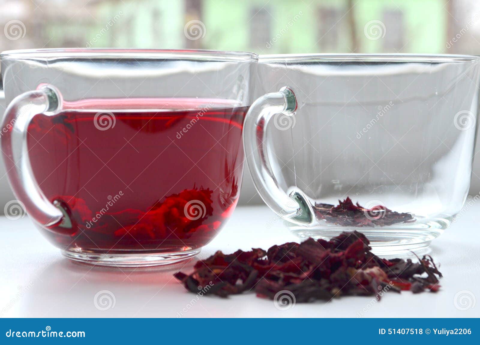Red Hibiscus tea stock photo. Image of pharaohs, acid - 51407518