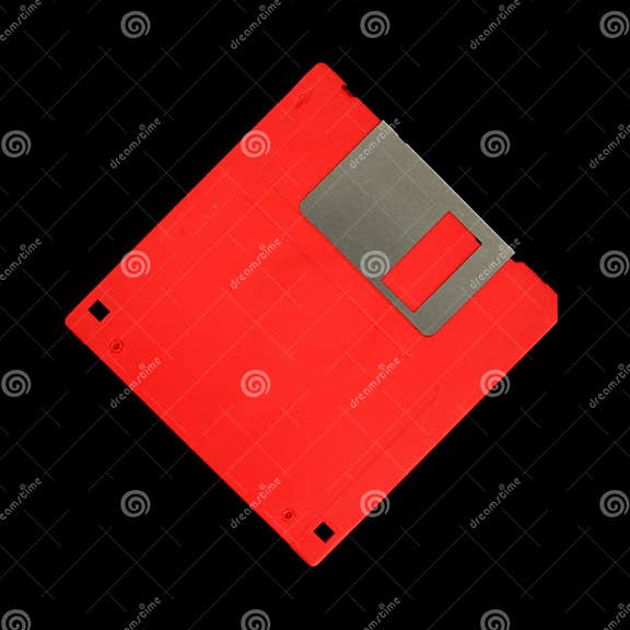 Red High Density Floppy Disk Stock Photo - Image of metal, floppy: 11679920