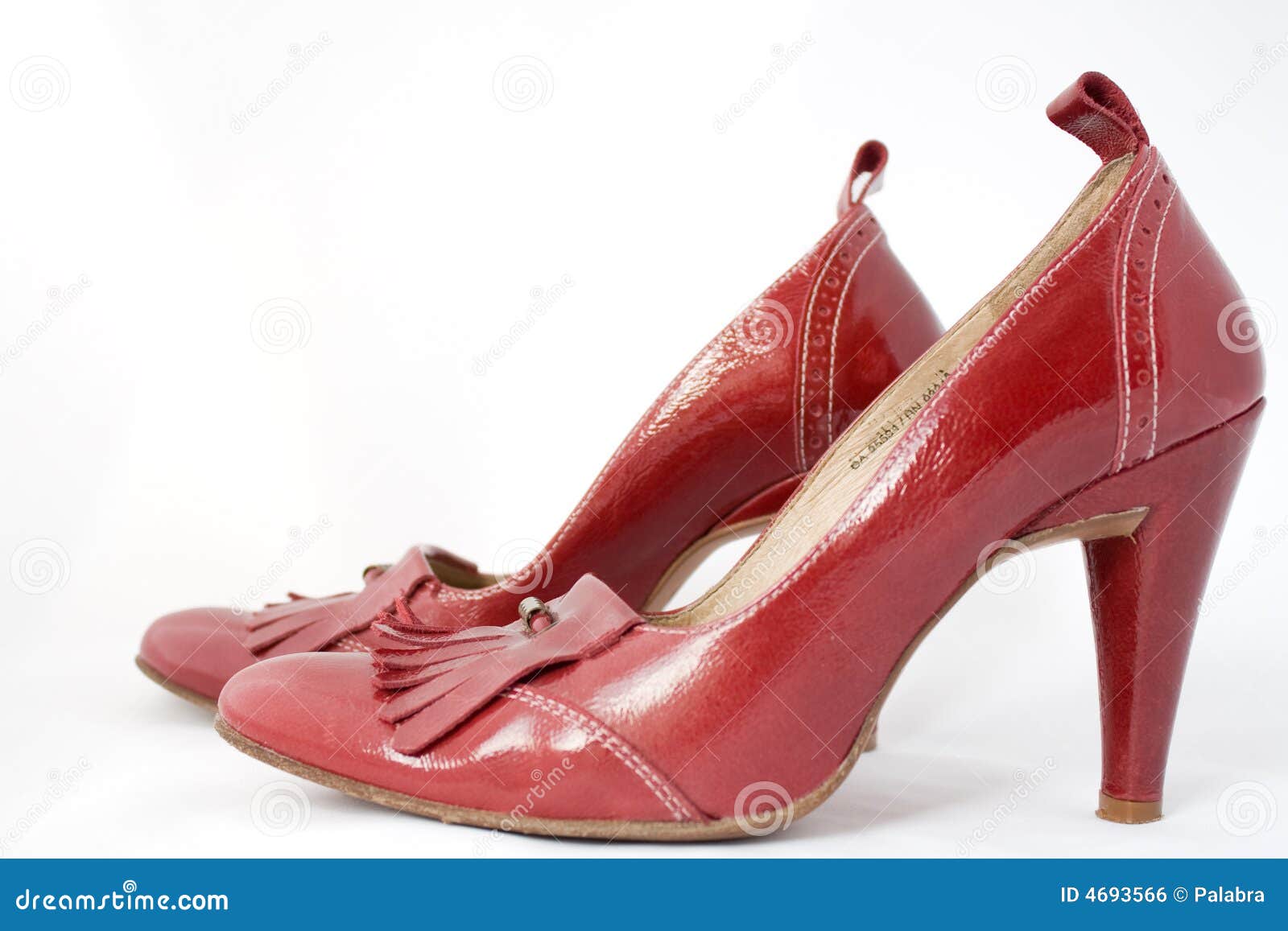 Red high heels stock photo. Image of shiny, leather, shoes - 4693566