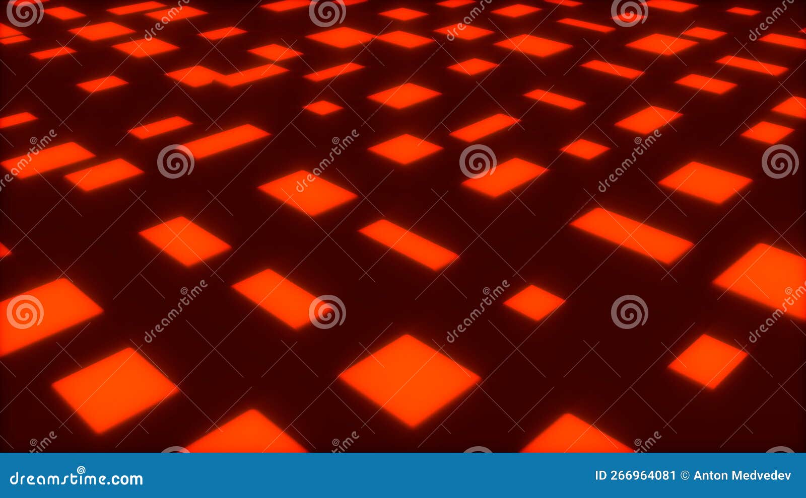 Red High Tech Cg Pattern of Geometry Cuboids - Randomization - Abstract ...