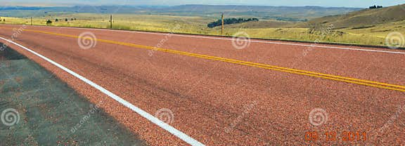 Red Highway stock image. Image of deserted, western, north - 70272171