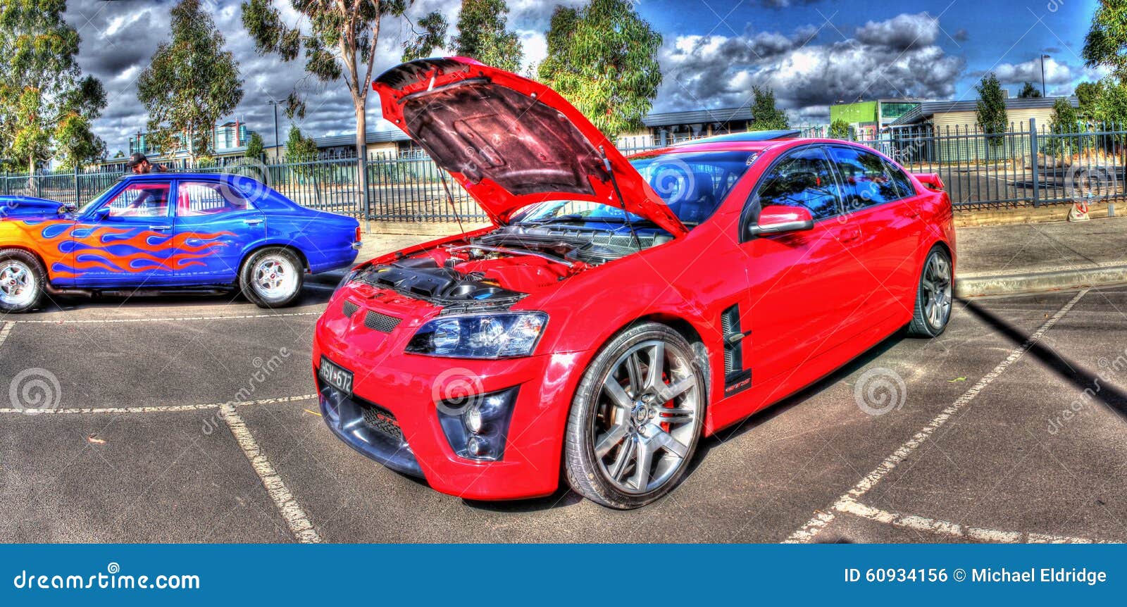 Red Holden Commodore HSV editorial photo. Image of sedan - 60934156