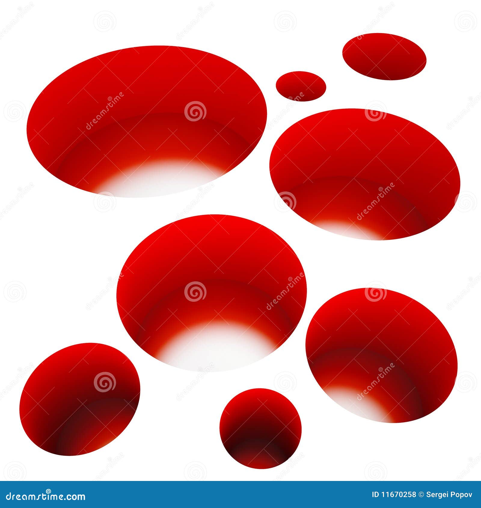 Red holes stock illustration. Illustration of copy, macro - 11670258
