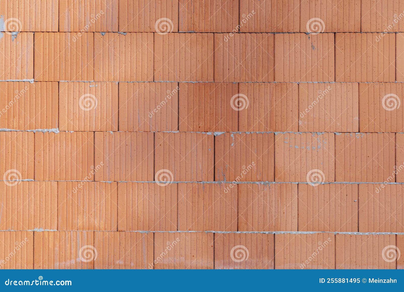 Red Hollow Stone Wall As Harmonic Background Stock Image - Image of ...