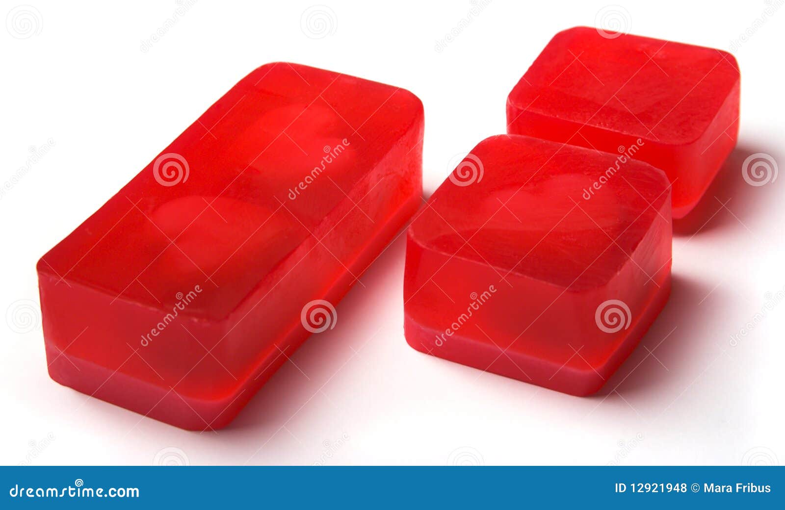Red Homemade Soap Bars Royalty Free Stock Photos - Image: 12921948