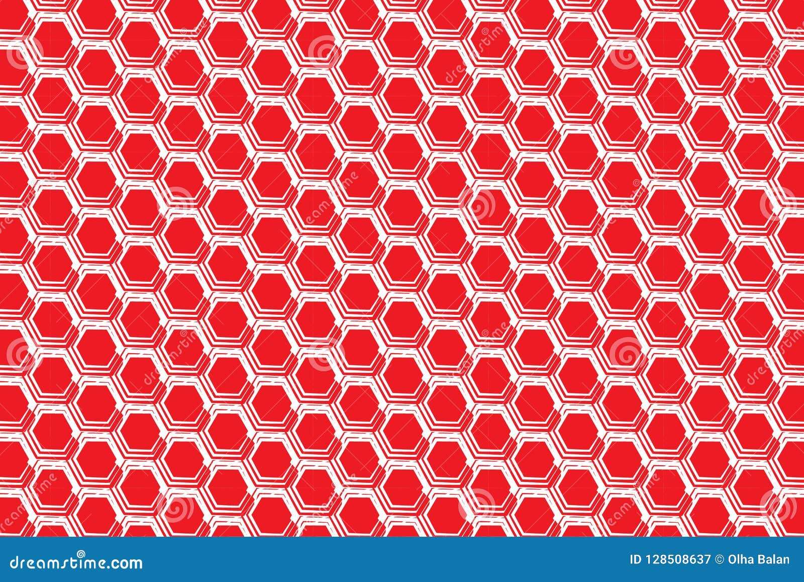 Red Honeycomb Original Ornament Stock Vector - Illustration of cover ...