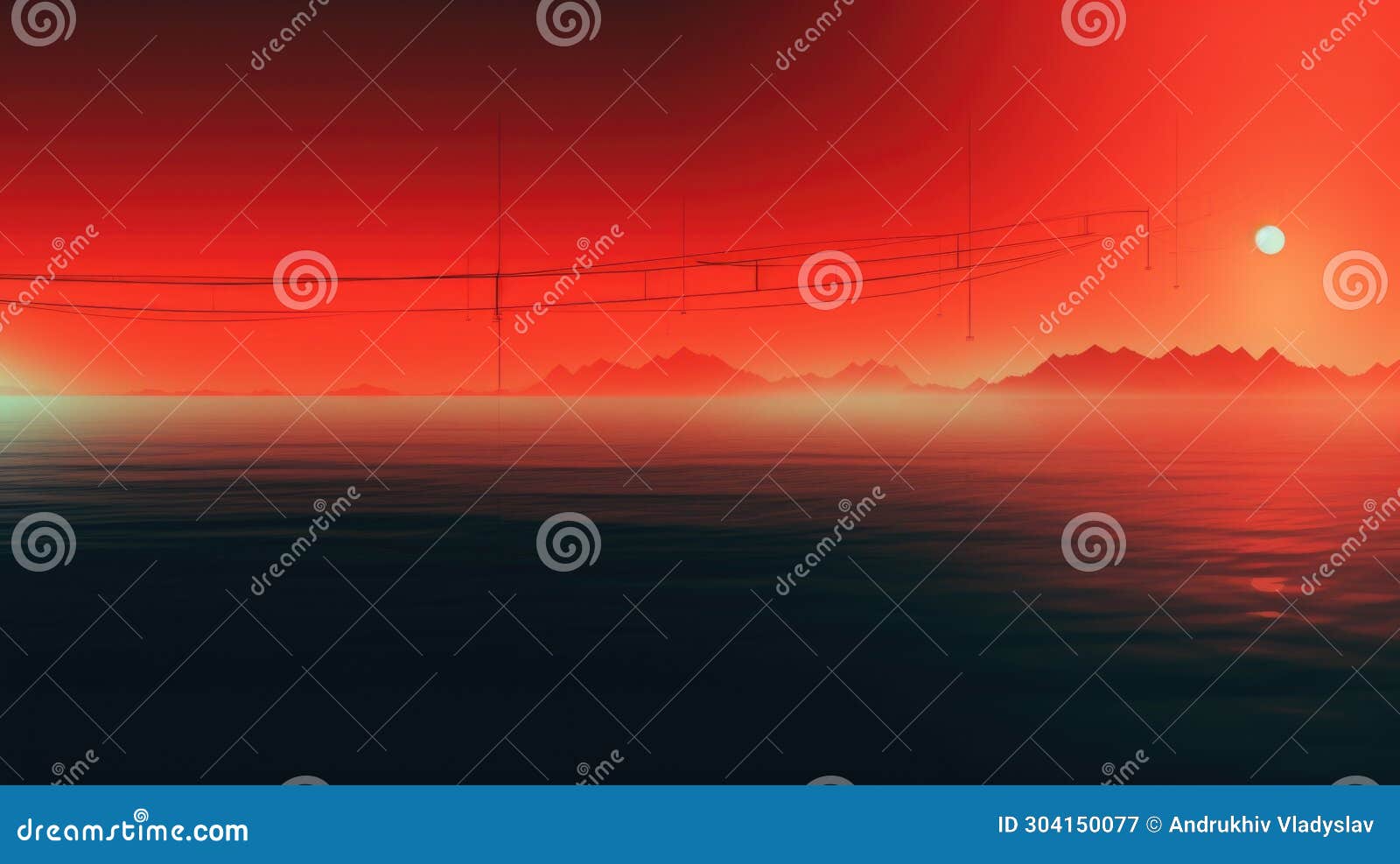 Horizon Line Grid Royalty-Free Cartoon | CartoonDealer.com #4320119