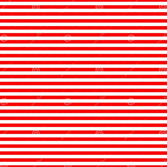 Red and White Horizontal Stripes Fabric Pattern Background Vector ...